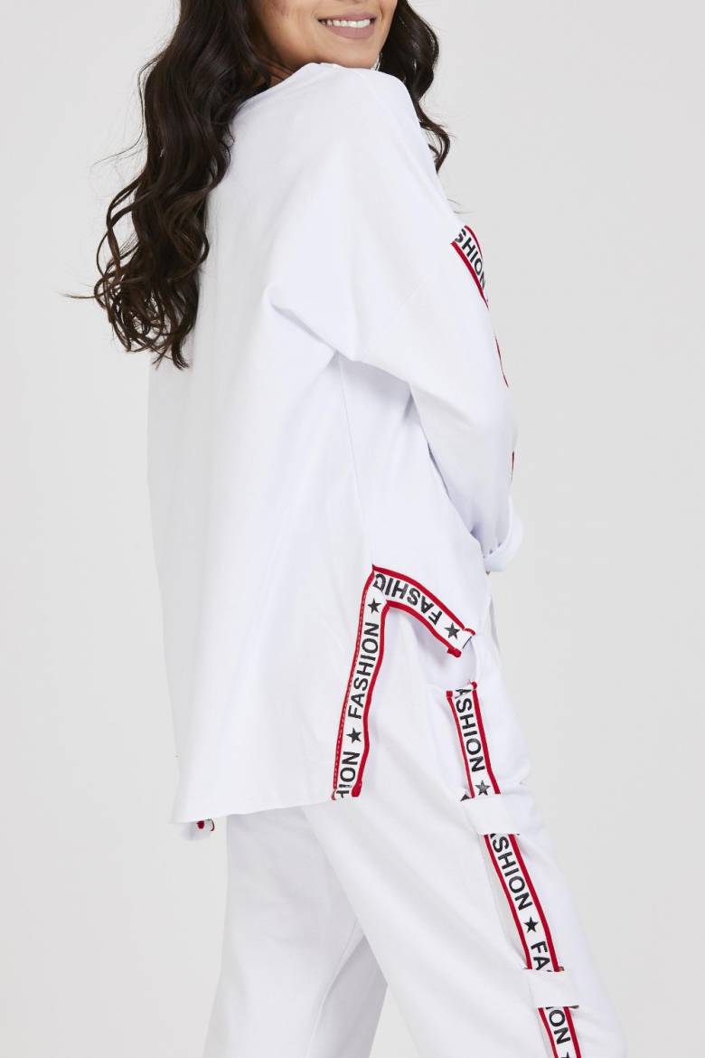 Trening Fashion Star Alb