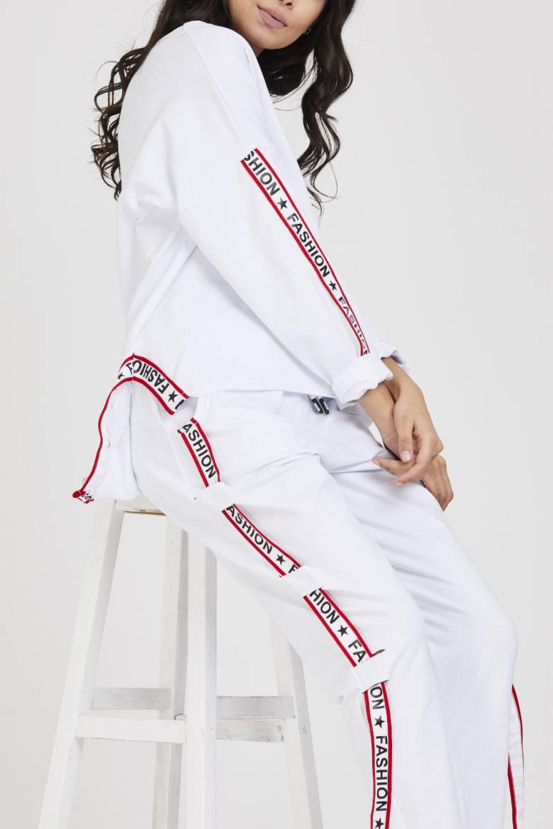 Trening Fashion Star Alb