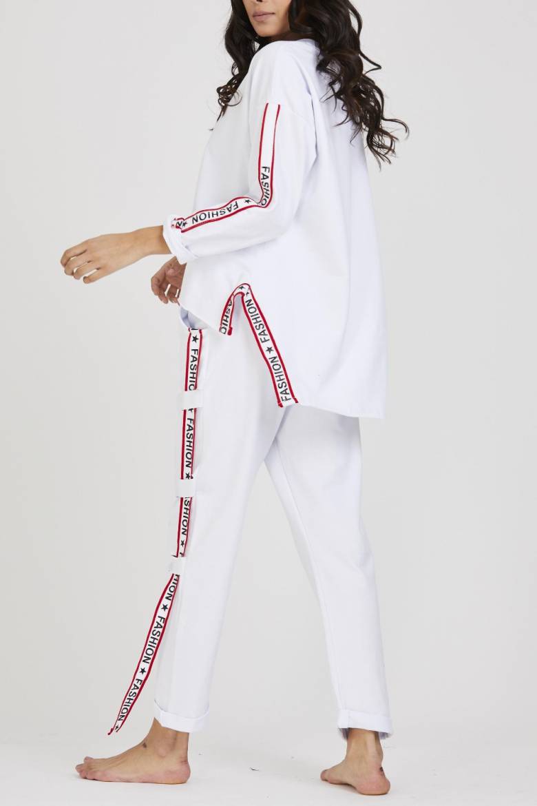 Trening Fashion Star Alb