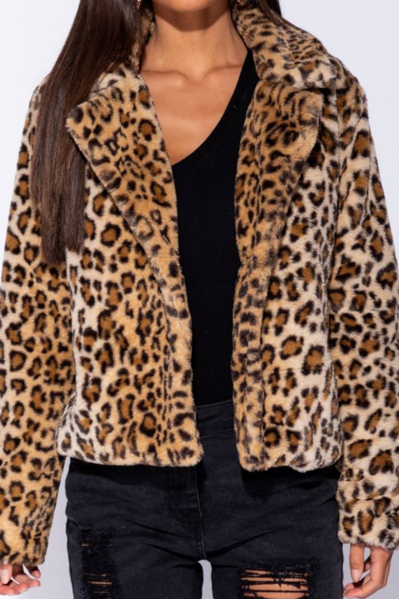 Haina de Blana Scurta Leopard