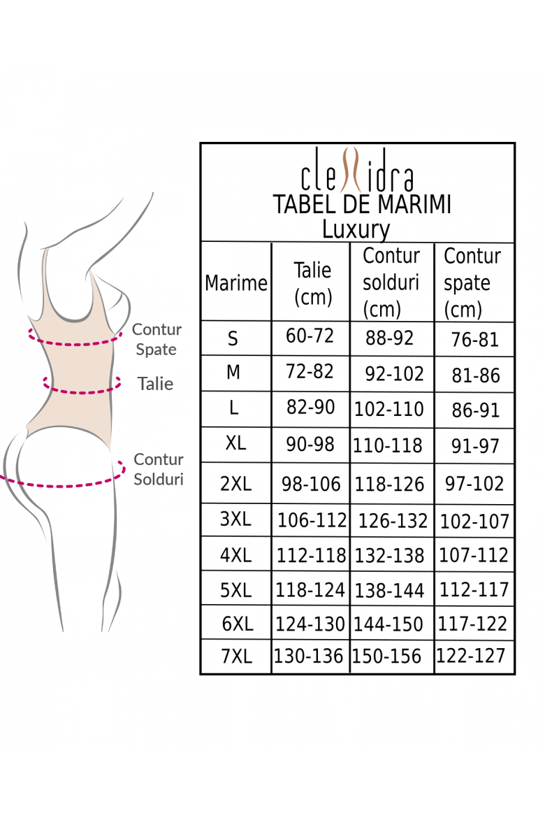 Body Modelator abdomen spate si fese Classic Body - Excellence